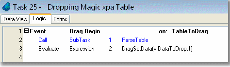 How Do I Drag Data in Table Format From Magic xpa to Excel? (Magic xpa 2.x)
